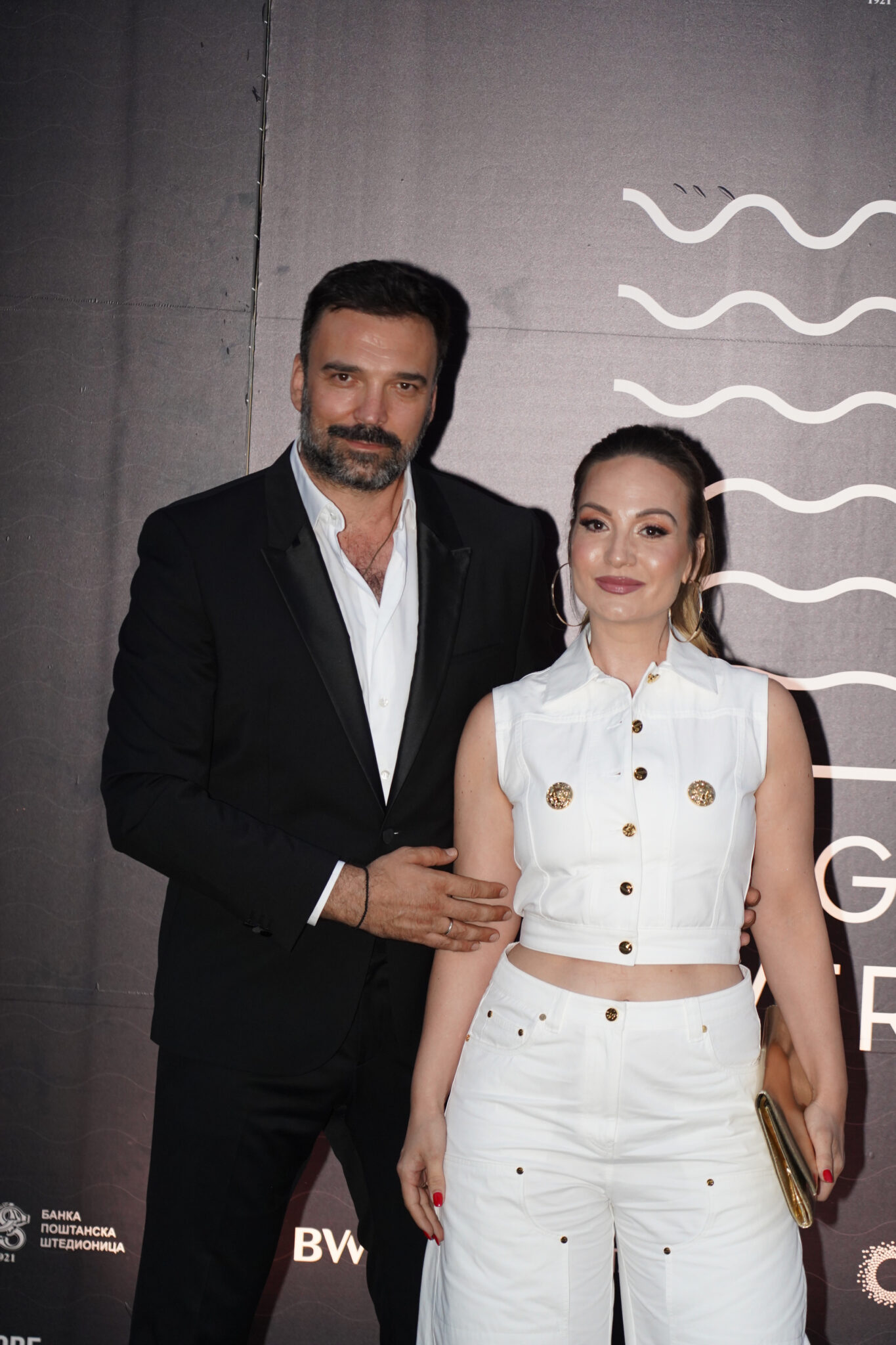 Jelena Đoković i Novak Đokovic na koncertu Nika Kejva